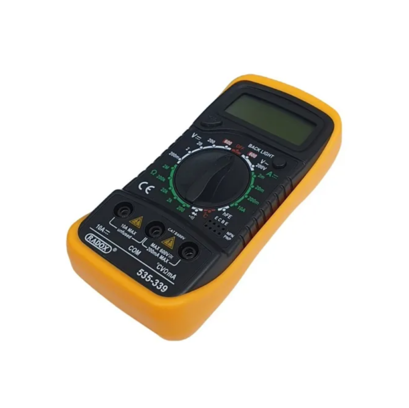 MULTIMETRO RADOX DIGITAL CON DISPLAY GRANDE - Systronics Electrónica